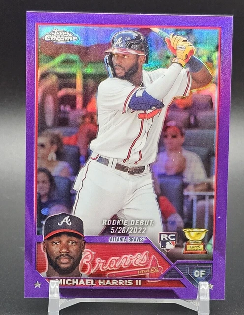 2023 TOPPS AGGIORNAMENTO Cromato Michael Harris II RC Viola 228/250 Braves #USC153 EUR 13,46 ...
