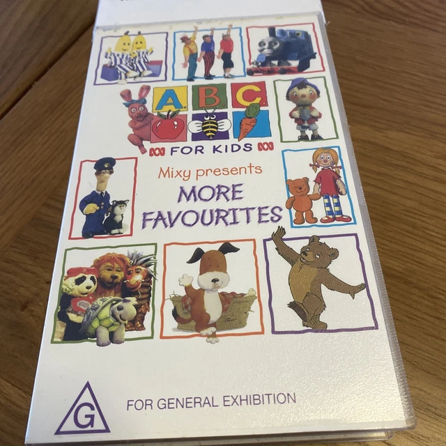 ABC FOR KIDS - Mixy Presents More Favourites Childrens Vhs Video Noddy ...