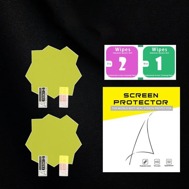2 PACK CLEAR Yellow Screen Protector for Tamagotchi Paradise Full ...