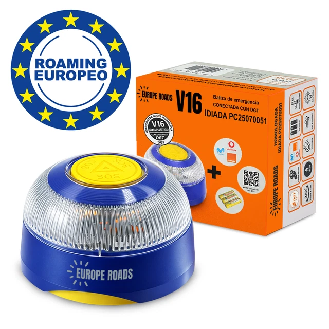 BALIZA V16 EUROPE ROADS Certificada DGT - IDIADA PC25070051 - ROAMING ...