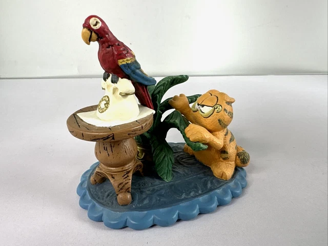 GARFIELD KING OF The Jungle Figurine Danbury Mint Jim Davis 1993 Cat ...
