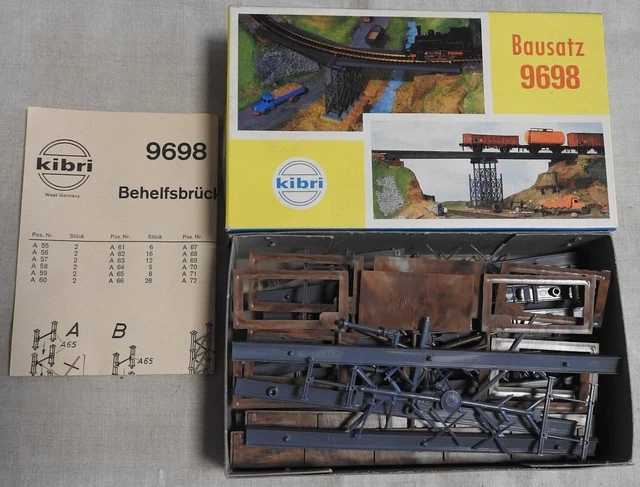 KIBRI 9698 H0 Bausatz für Behelfsbrücke in OVP ungebraucht (A) EUR 25 ...
