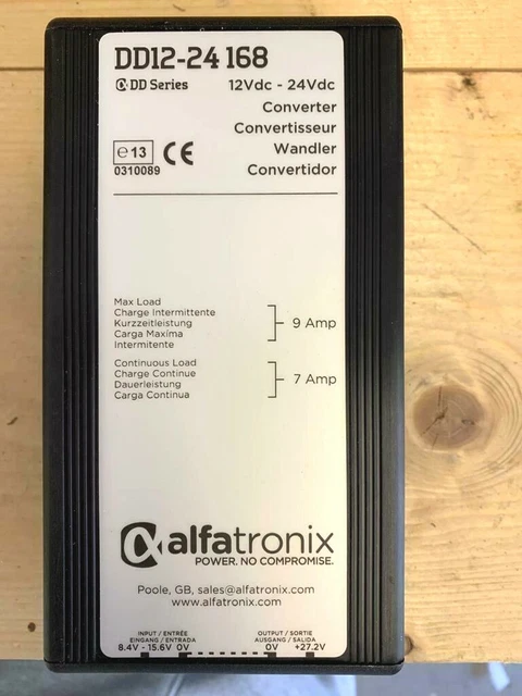 ALFATRONIX DD12-24 168 convertitore 12Vdc-24Vdc 7/9A Dc-Dc Step up EUR ...