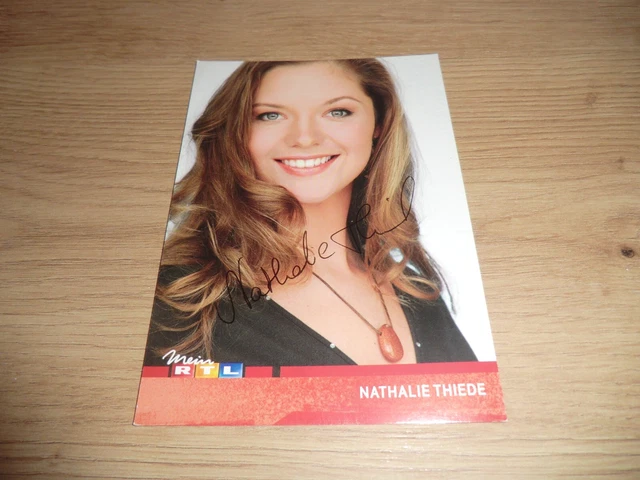NATHALIE THIEDE - Alles was zählt - Autogrammkarte original signiert EUR 1,99 - PicClick DE