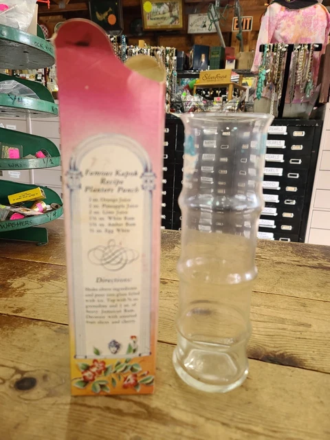 VINTAGE 1975 KAPOK Tree Peter Pan Inn Tiki Bar Planter's Punch Glass ...