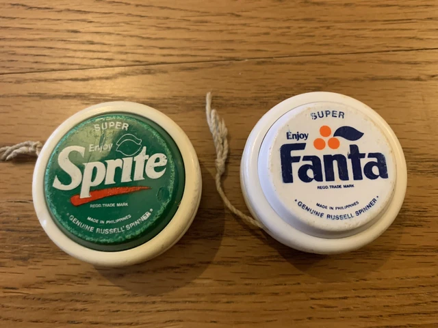 VINTAGE RETRO COCA-COLA FANTA & SPRITE Russell Spinner Yo-Yos 80's/90's ...