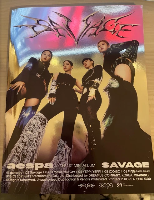 KPOP AESPA SAVAGE Album Mini Photo Book HD Picture EUR 8,39 - PicClick IT