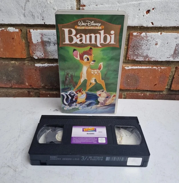 GERMAN VHS VIDEO - Walt Disney - Bambi £29.99 - PicClick UK