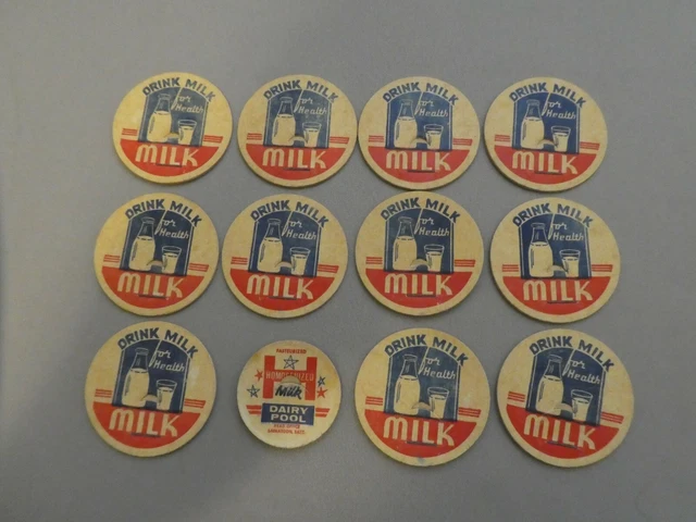 MILK BOTTLE CAP Drink Milk For Health Homogenized Dairy Pool ...