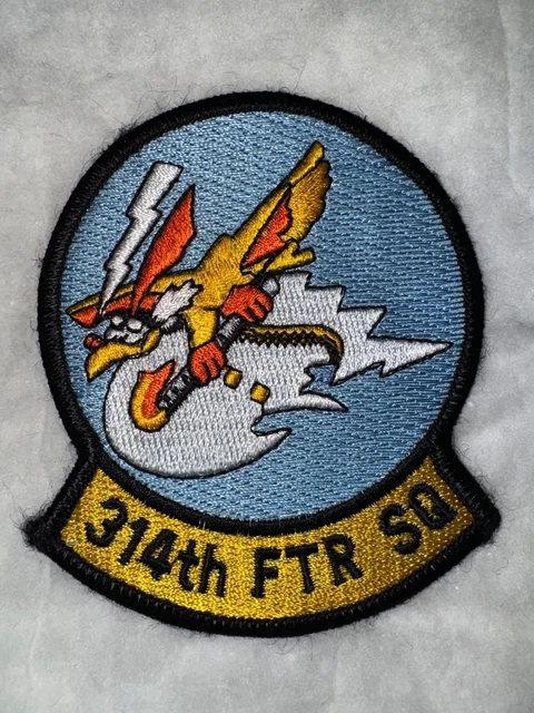USAF, US AIR Force Uniform Pocket Patch, 314th Fighter Squadron £14.32 ...