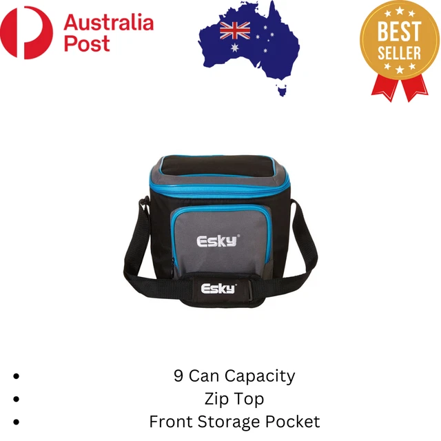 GENUINE ESKY 9 Can Soft Cooler, Insulated Soft Bag $30.95 - PicClick AU