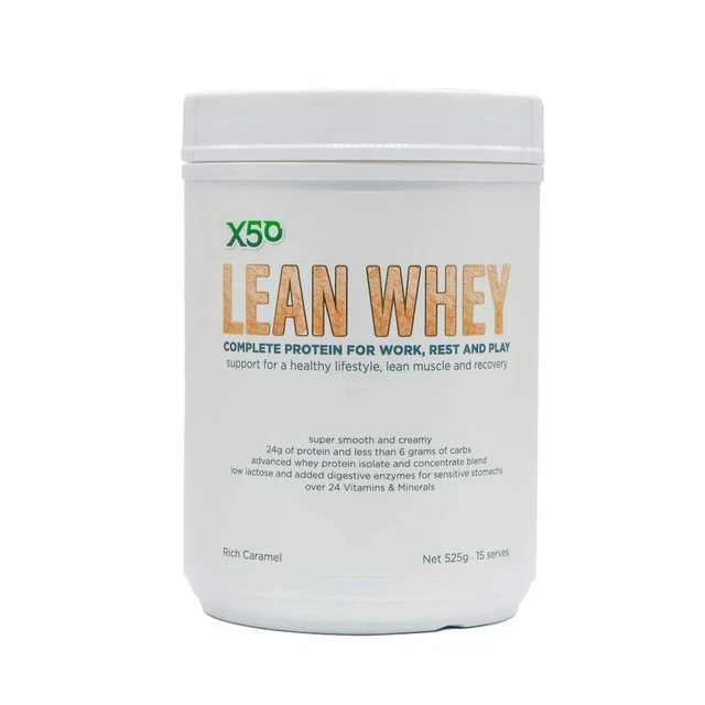 X50 LEAN WHEY PROTEIN OXY WHEY PROTEIN LEAN With Fat Burners - CARAMEL ...