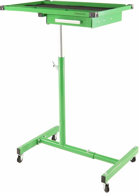 ADJUSTABLE HEIGHT MECHANIC'S Work Table Workbench Tool Trolley with ...