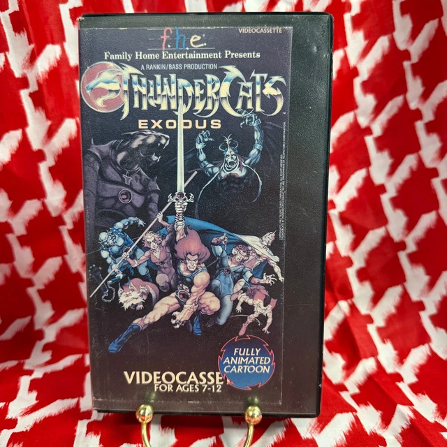 VINTAGE THUNDERCATS EXODUS VHS Tape FHE 1980s Animation Rare OOP ...