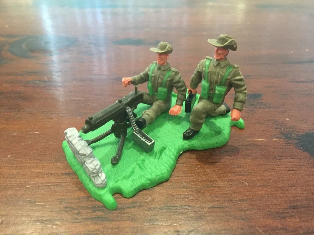 TIMPO WW2 AUSTRALIAN / "Diggers" - Vickers Machine Gun Nest Diorama ...