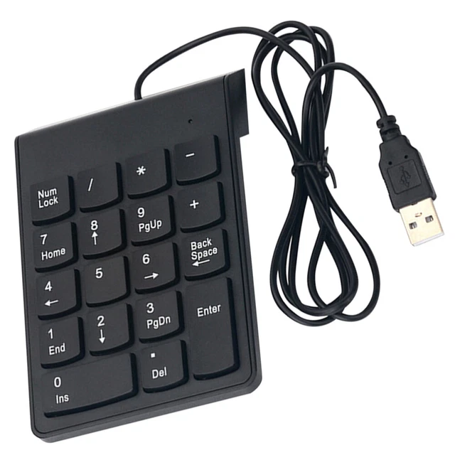 MECHANICAL KEYBOARD WIRED Numeric Keypad One Handed Gaming Laptop £10. ...