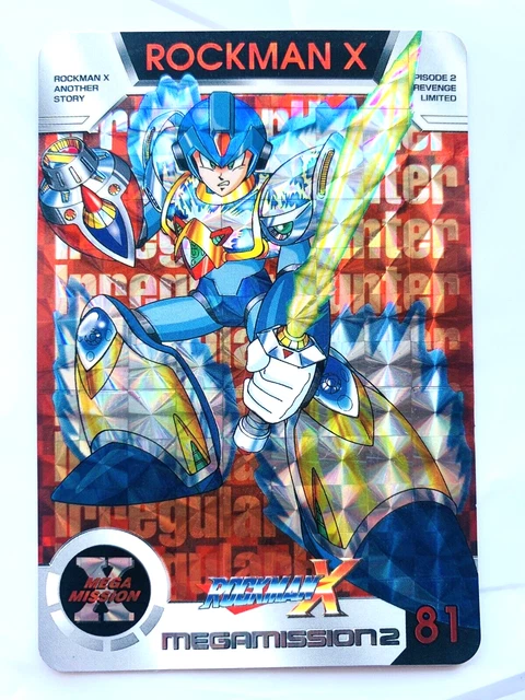 ROCKMAN X MEGAMAN Card MEGAMISSION 2 CAPCOM From Japan RK-51 F/S £23.56 ...
