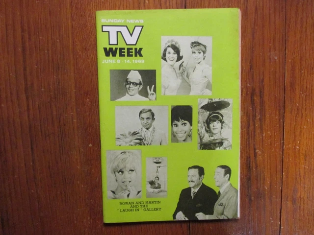 JUNE 8-1969 LANCASTER Pa TV Magazine(ROWAN AND MARTIN'S LAUGH-IN/LARRY ...