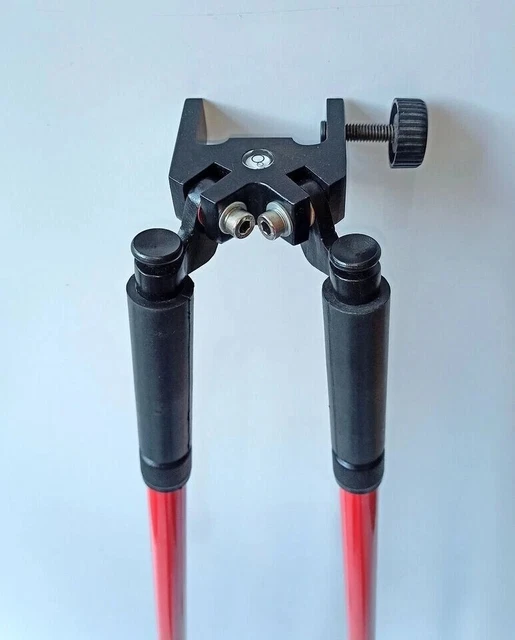 THUMB RELEASE BIPOD Stand for Leveling Staff Grade Rod Surveying ...