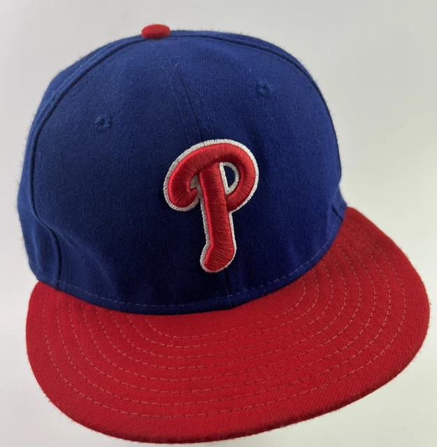 PHILADELPHIA PHILLIES MLB New Era 59FIFTY Fitted Hat Size 7 1/8 Blue ...
