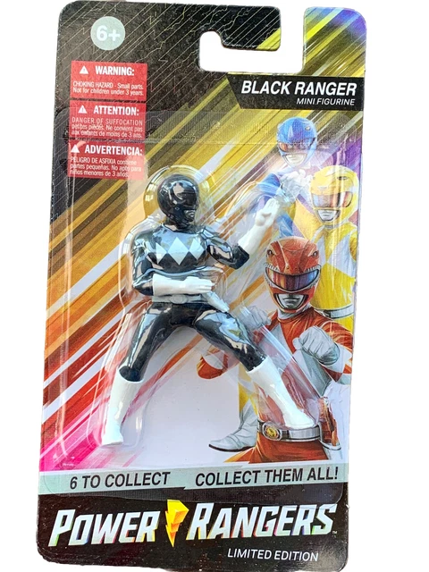 MINI FIGURE POWER Rangers Limited Edition Black Ranger 6.5 Cm Hasbro ...