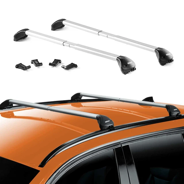 BARRES DE TOIT transversales pour Nissan Qashqai J11 J12 2014-2025 Gris ...