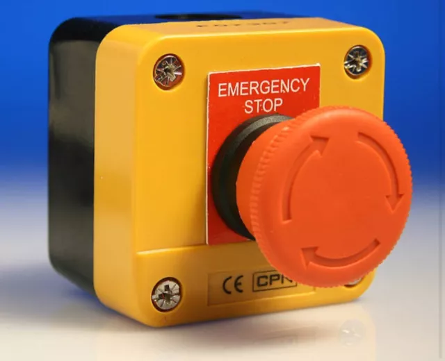 RED SIGN MUSHROOM Emergency Stop Push Button Switch Station IP-65 EM-1 ... RED SIGN MUSHROOM Emergency Stop Push Button Switch Station IP-65 EM-1 ...