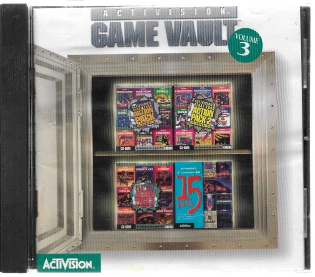 ACTIVISION GAME VAULT Volume 3 Action Pack Mix PC CD-ROM Video Game ...
