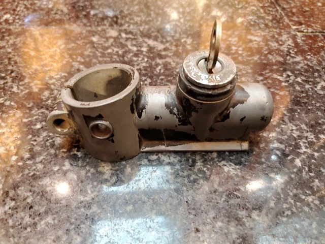 MERCEDES 190SL IGNITION Lock Assembly with key W121 oem 34mm shaft late ...