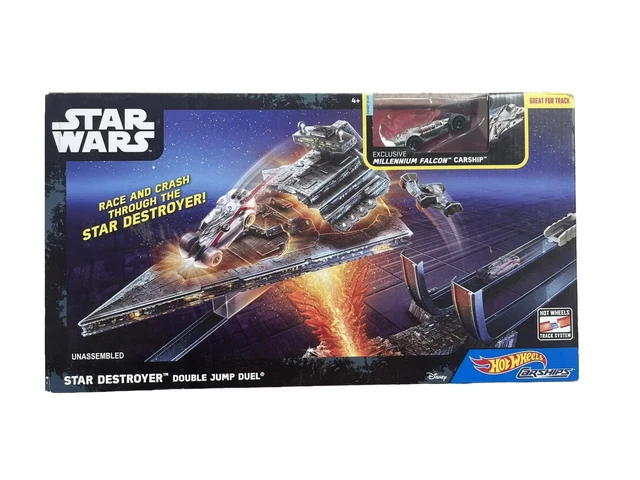 STAR WARS HOT Wheels Star Destroyer Double Jump Duel (NEW IN BOX) £18. ...
