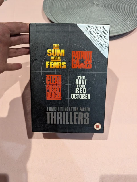 TOM CLANCY DVD Box Set (Special edition) Patriot games clear present ...