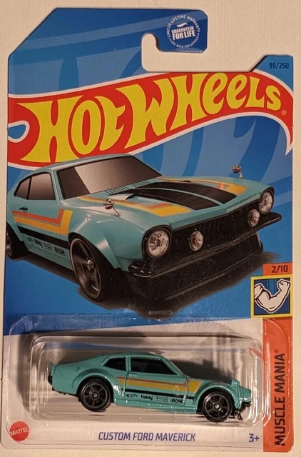 2023 HOT WHEELS '72 Custom Ford Maverick #99/250 (Turq) HW Muscle Mania ...