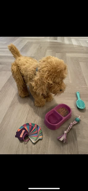 MY FUZZY FRIENDS Moji Interactive Labradoodle - Plush Interactive Dog ...