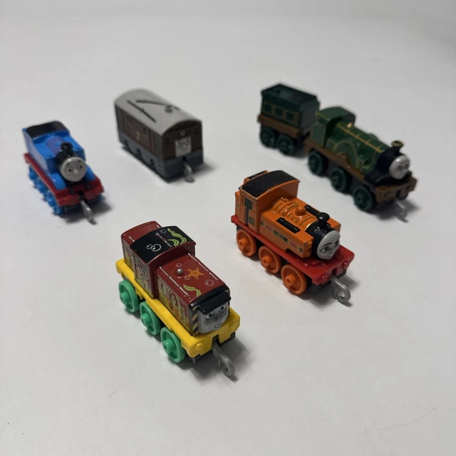 THOMAS & FRIENDS PUSH ALONG TRACKMASTER Die-cast Train Bundle 5 Items ...