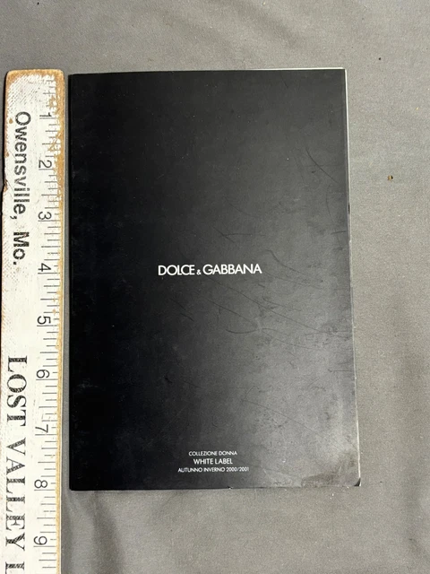 FALL 2000 2001 CATALOG Collezione Donna White Label Women DOLCE GABBANA ...