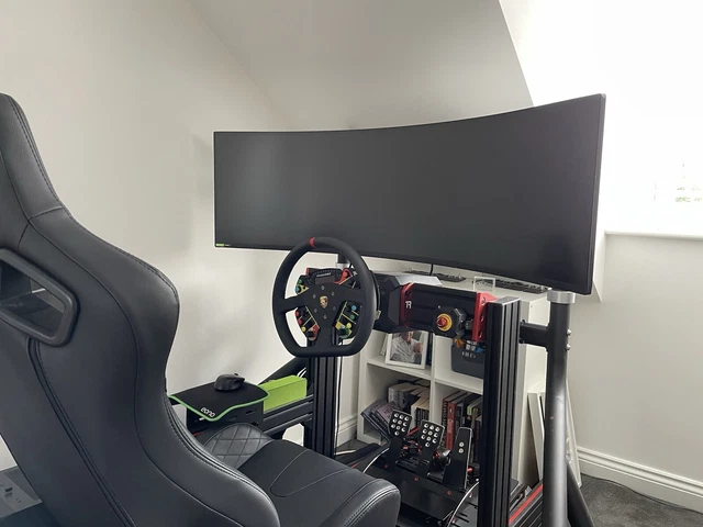 TRAK RACER MONITOR Stand Sim Racing Sim Rig £100.00 - PicClick UK