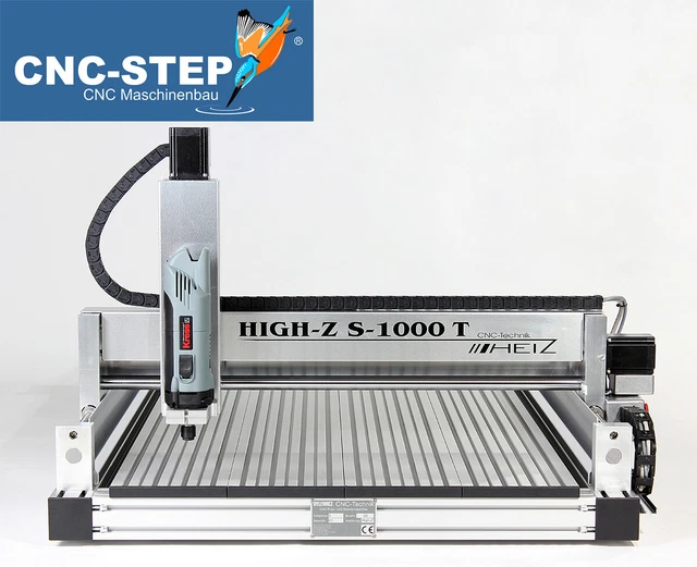CNC-STEP CNC PORTALFRÄSE High-Z S-1000/T + 2D 3D CAM Software + Motorsteuerung EUR 4.669,56 ...