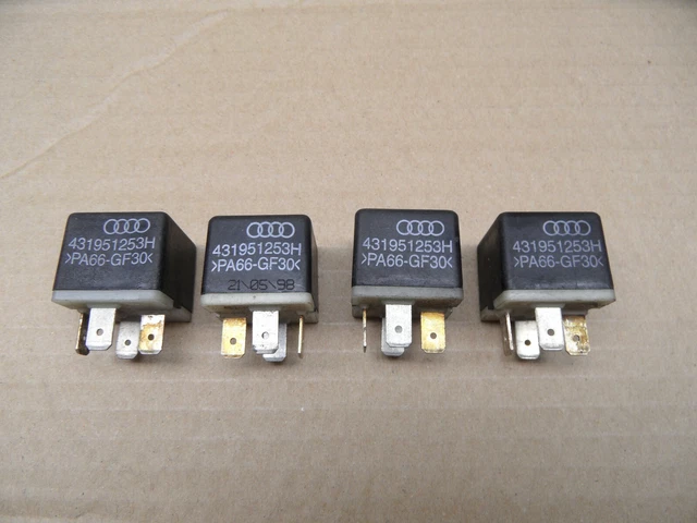 4X SHUNT RELAY 12V 40A Maker Relay 53 VAG 141951253B VW Audi $50.12 ...