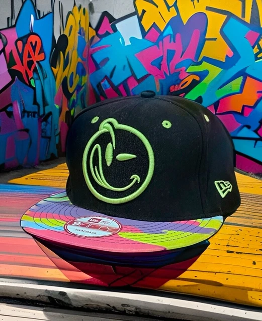 NEW ERA 9FIFTY Yums SnapBack Cap Hat multicoloured One size Smiley face ...