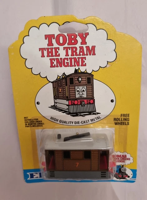 THOMAS & FRIENDS ERTL PAPER FACE TOBY NEW & SEALED 1989 RARE CLOUD ...