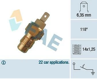COOLANT TEMP SENSOR Switch Citroen AX Peugeot 205 405 Rover 200 ...