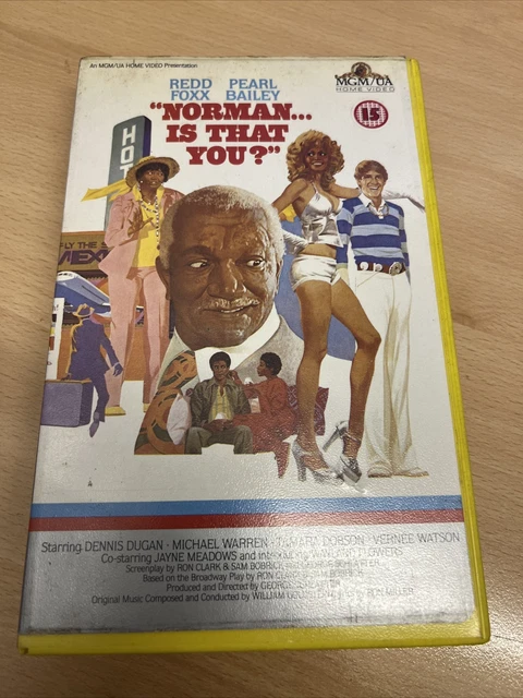 RARE VHS NORMAN Is That You 1976 VHS Tape MGM Redd Foxx BIG BOX uk pal ...