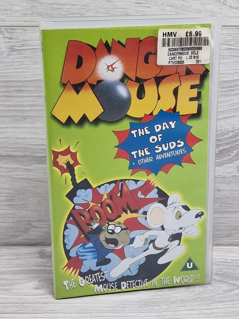 DANGER MOUSE - Vol. 2 VHS 2000 The Day of the Suds and other Adventures ...