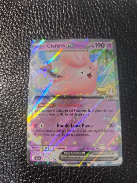 CARTA POKEMON CLEFAIRY ex di Lylia - Avventure Insieme 056/159 Italiano EUR 1,00 - PicClick IT