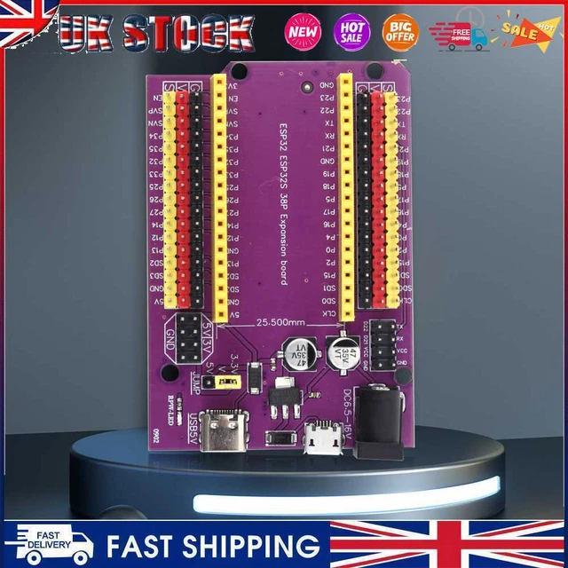 Esp32 Module Usb 38pin Type Cmicro Nodemcu 32s Lua Gpio Expansion