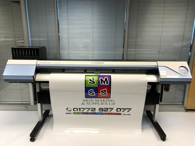 ROLAND VERSACAMM VS-540I Eco Solvent Printer Cutter Print Cut Banner ...