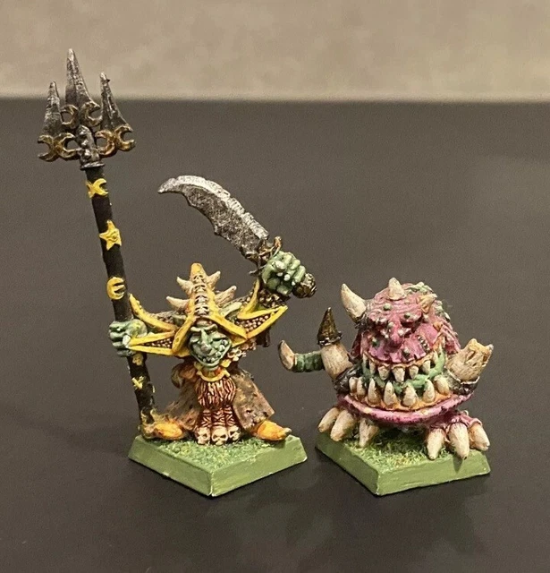 WARHAMMER SKARSNIK & Gobbla Squig Nachtkobold Alter Sigmar Alte Welt ...