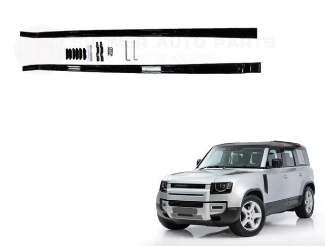 LAND ROVER DEFENDER 110 Roof Rails 2020-22 Aftermarket Black Vpler0177 ...