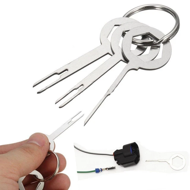 ELECTRICAL WIRE PIN Extractor Kit Crimp Connector Car Terminal Removal ...