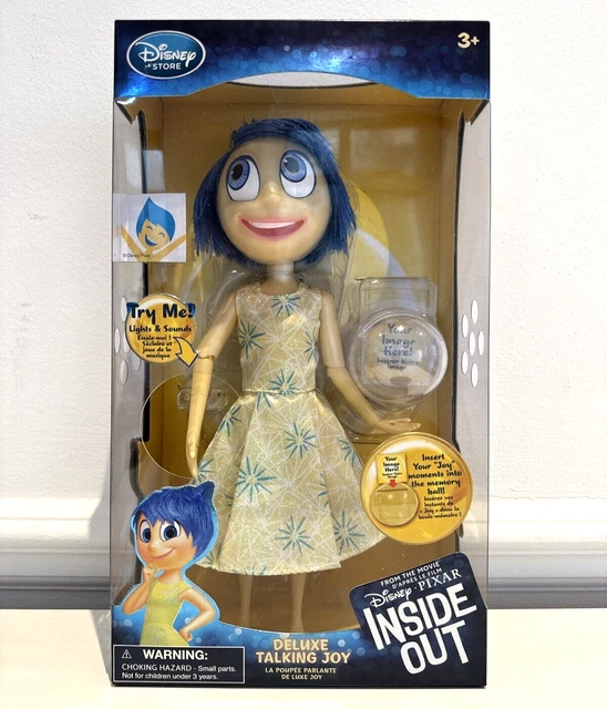 DISNEY / PIXAR Inside Out Deluxe Talking Joy Figure Doll New in Sealed ...